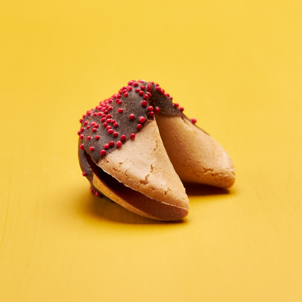 Classic Dark Chocolate With Red Dots Tastyfortunes